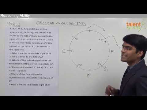 Circular Arrangement Questions Video Lecture - Quantitative Aptitude ...