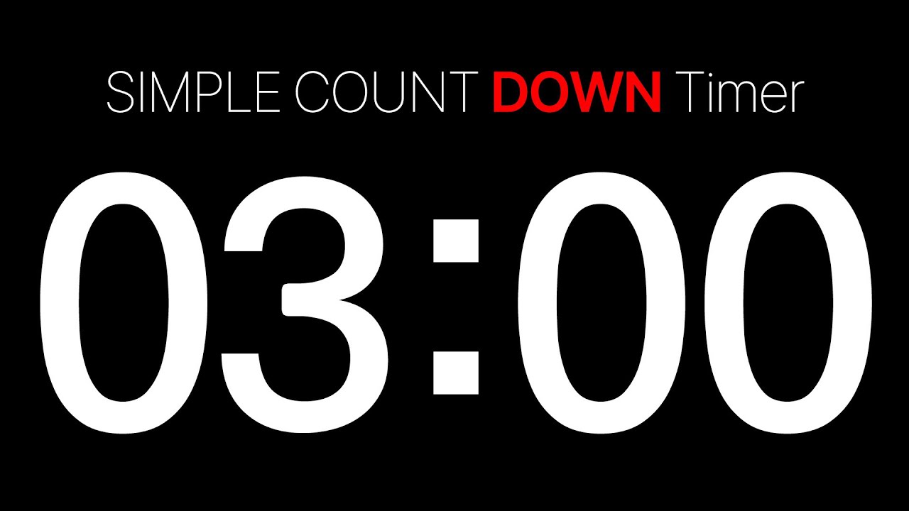 3 Minute Countdown Timer: Boost Your Productivity with Ease
