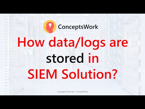SIEM Solution | How data is stored in SIEM solutions?