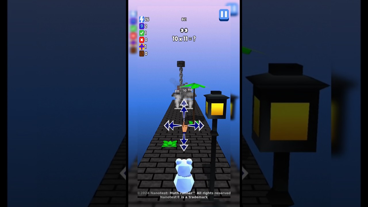 Nanotest: Math runner