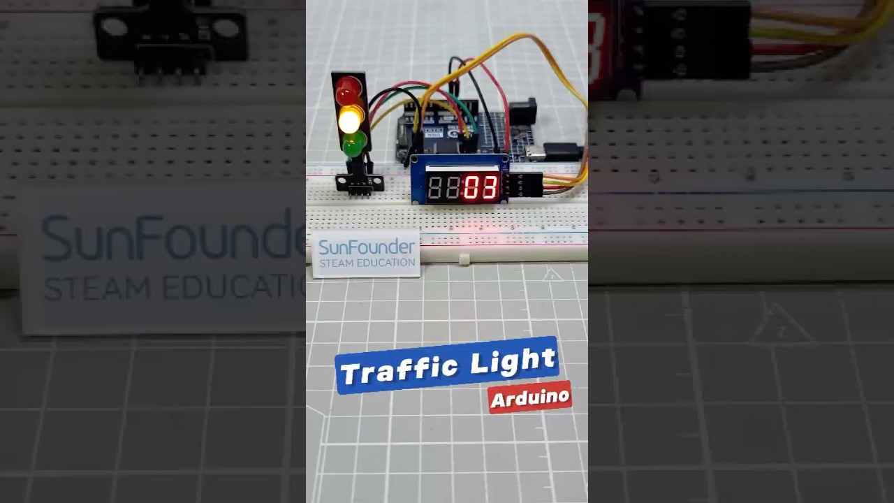 Arduino Traffic Light Tutorial — Perfect for Beginners! #arduino #arduinoproject