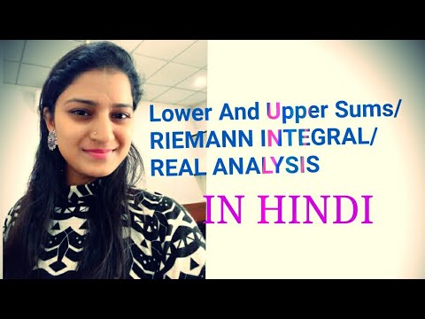 Lower And Upper Sums/ Partition / Norm of a Partition Refinement of a Partition/ RIEMANN INTEGRAL