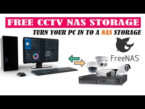 FreeNAS NetHDD for CCTV DVR, NVR & IP camera. Turn PC as a NAS Storage server with free NAS software