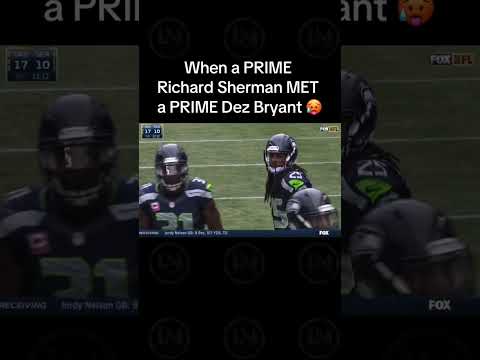 When a PRIME Richard Sherman MET a PRIME #Cowboys Dez Bryant 🔥