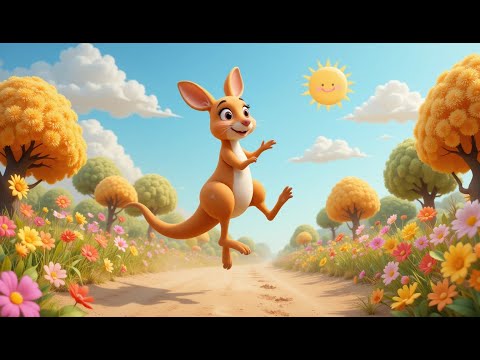 Kangaroo Counting Song | Learn Numbers 1 to 10 with Kangaroos | Educational Kids Songs