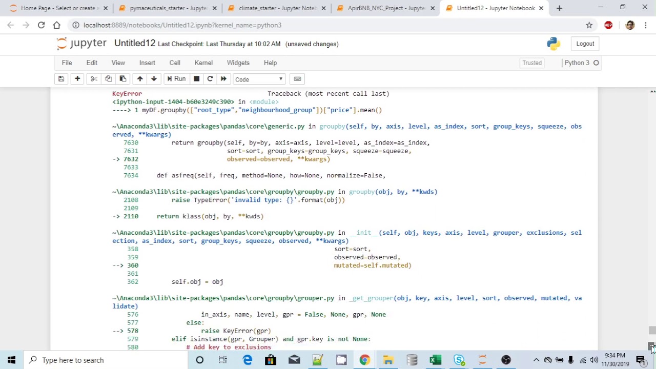 Data Analysis Using Pandas DataFrame & Matplotlib 11 - Preparing Data for Stack Chart
