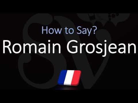How to Pronounce Romain Grosjean? (CORRECTLY) French F1 Racing Driver