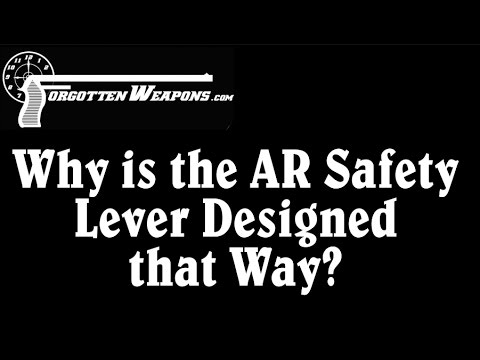 Why is the AR Safety Lever Designed That Way?