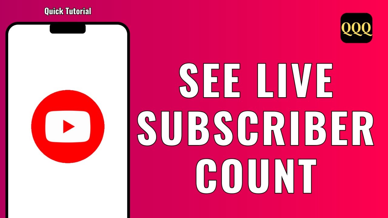 HOW TO SEE LIVE YOUTUBE SUBSCRIBER COUNT