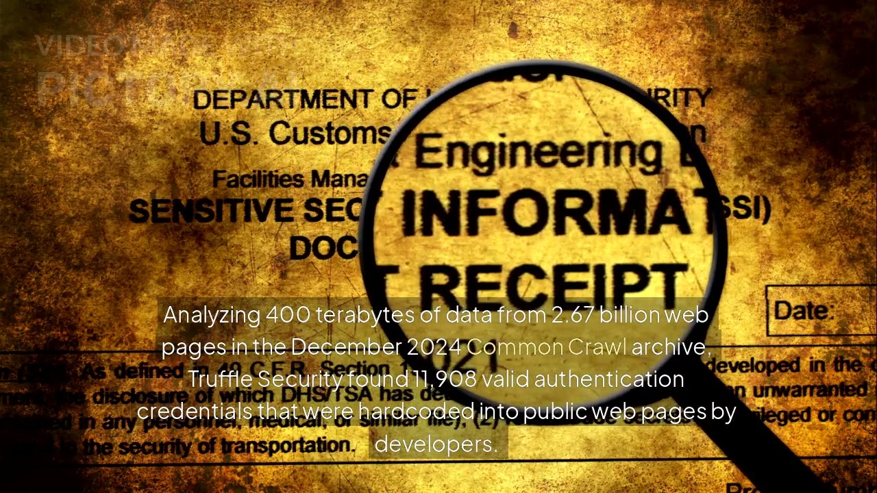 Massive Data Leak 12000 API Keys and Passwords Exposed in AI Training Dataset