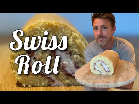 Easy Swiss Roll Cake Recipe | How to make Vanilla Swiss Roll