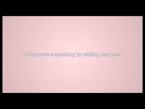 Enhance Meaning