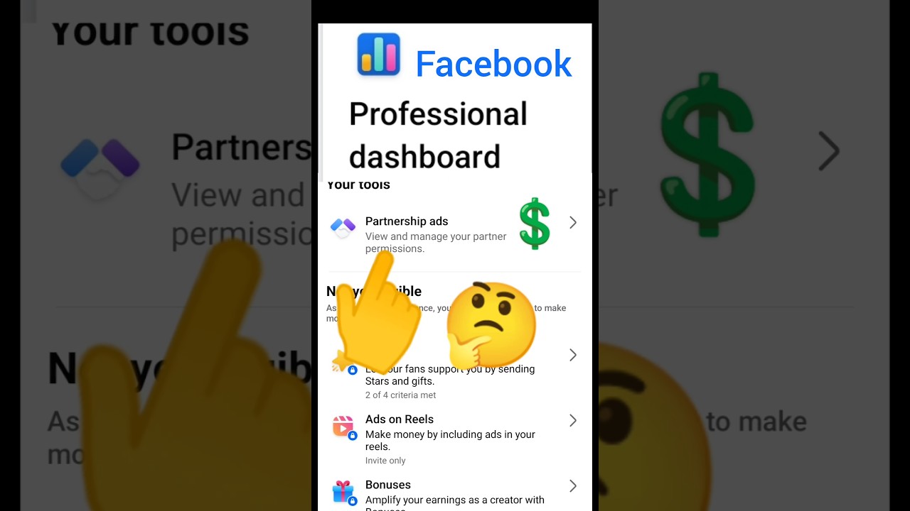 fb partnership ads monetization Setup | content monetization | meta #shorts #shortsfeed #short #fb