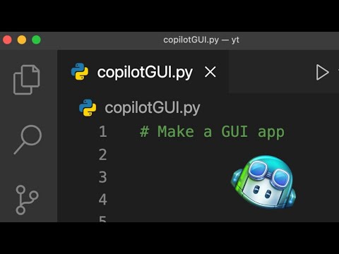 Can Github Copilot make a GUI app?