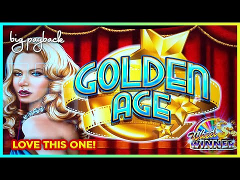 I LOVE FINDING Rare Slots to Play! Golden Age is a WINNER!
