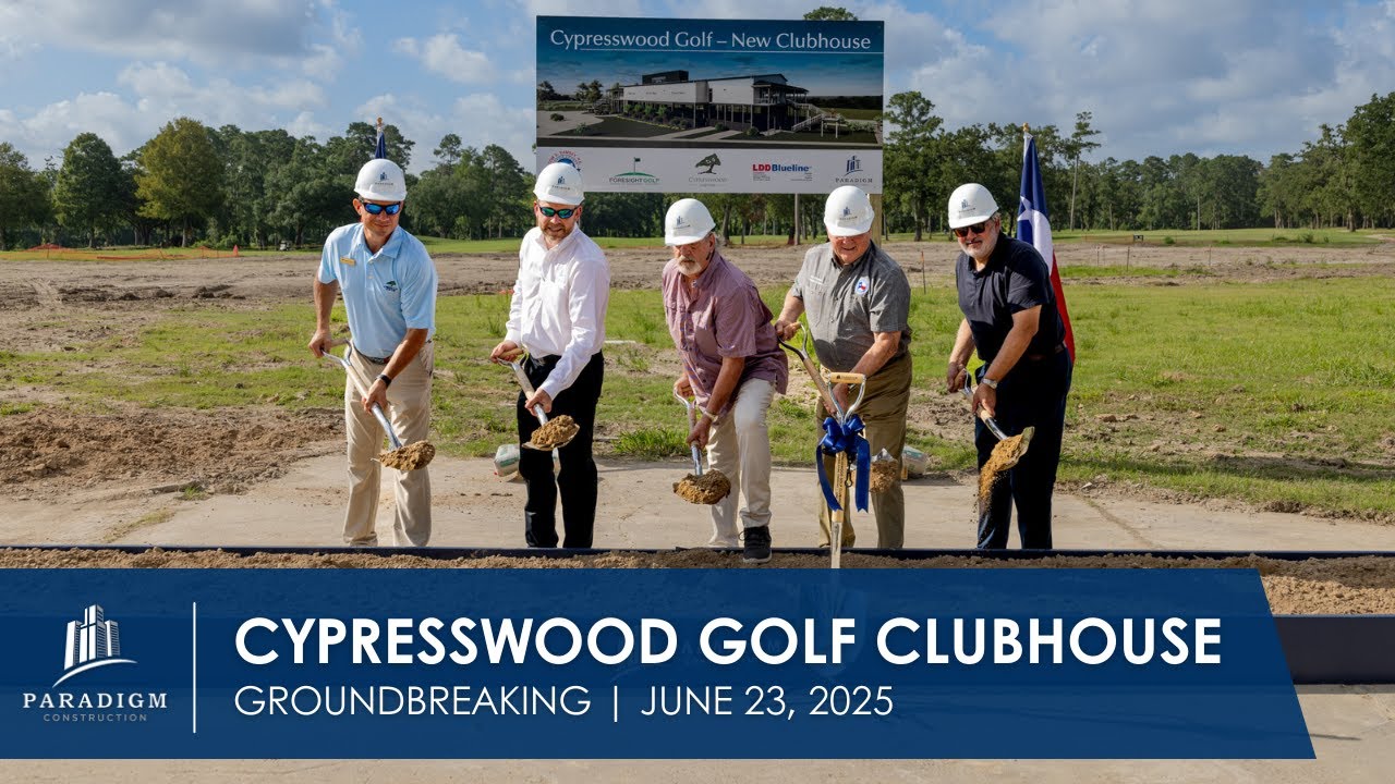 Groundbreaking: Cypresswood Golf Clubhouse