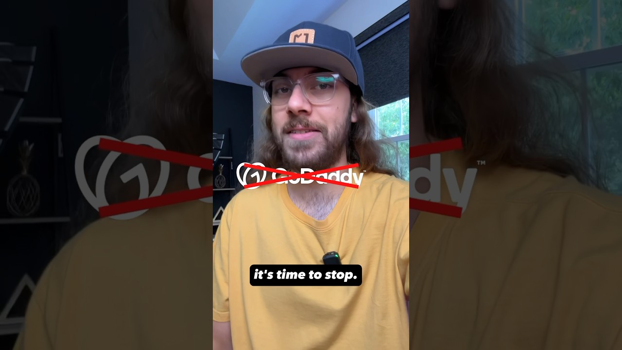 STOP Using GoDaddy! #domains #domain #domainnames #godaddy #webhosting #websitebuilder