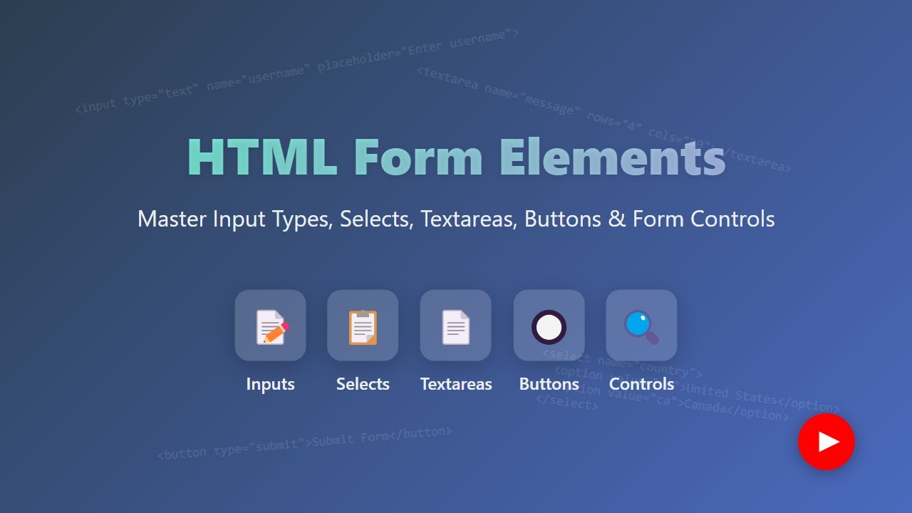 Mastering HTML Forms: Elements, Attributes & Best Practices for Beginners!