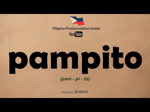 How to Pronounce PAMPITO | How to Count in Tagalog (Filipino) | Basic Filipino Language Lessons