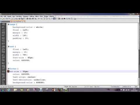 Building a webpage Pt 9 (adding padding and footer)