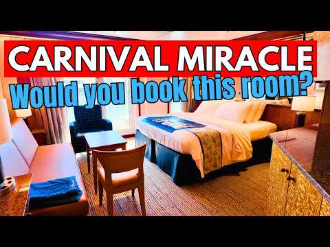 Carnival Miracle Ocean Suite 6164 - FULL TOUR!