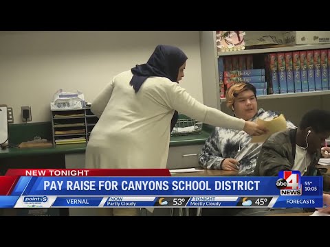 Canyon School District teachers to get pay raise
