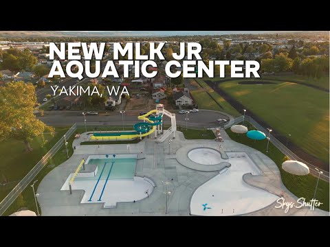 Aerial Tour of Yakima's New MLK Aquatic Center in Stunning 4K
