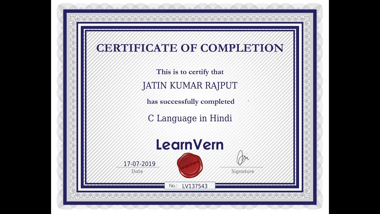 How to get Free C Language Certificate | C Programming Professional Course | Full Information