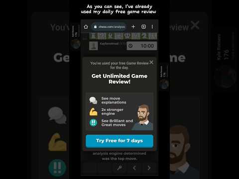 How to get unlimited game reviews in Chess.com | Chess