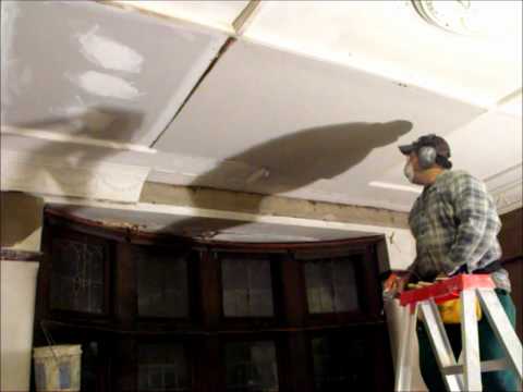 Plastering Ceiling repairs / replacing a panel - Hawthorn Plaster Repairs