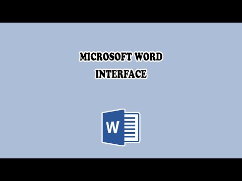 Understanding about Microsoft Word Interface | Ms Word Interface Urdu/Hindi