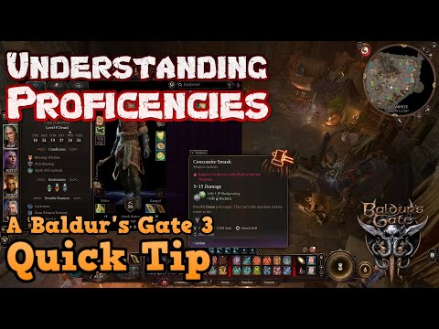 Baldur's Gate 3 Quick Tip - Understanding Proficiencies