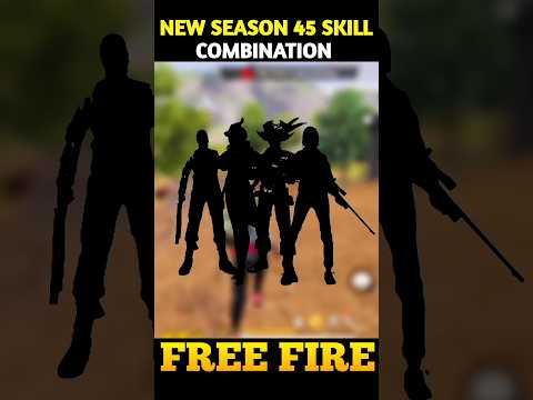 New Rank Season 45 Character Skill 😱 new br rank season in free fire 😍 #shorts #trending #freefire