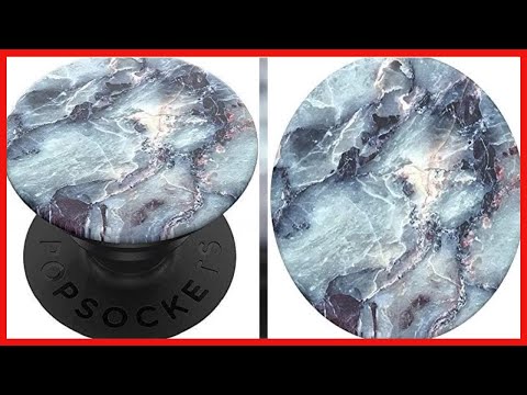 PopSockets: Phone Grip with Expanding Kickstand, Pop Socket for Phone - Blue Marble