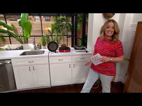 Good Housekeeping Smart Induction Cooktop with Probe & 10" Pan on QVC