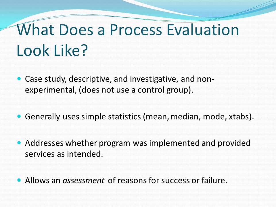 Program Evaluation Training
