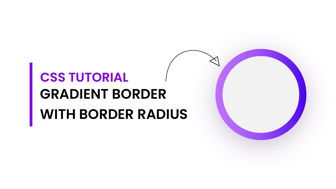 Gradient Border With Border Radius With CSS