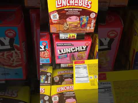 Supermarket Treasure Hunt: Found the NEW Lunchly Kid’s Meals At Kroger! @MrBeast #food