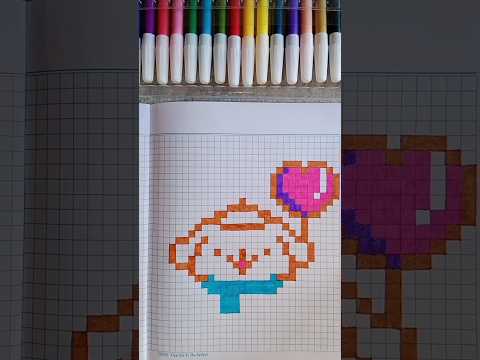 pixel art ๐น cute character #pixel #pixelart #cute #shorts