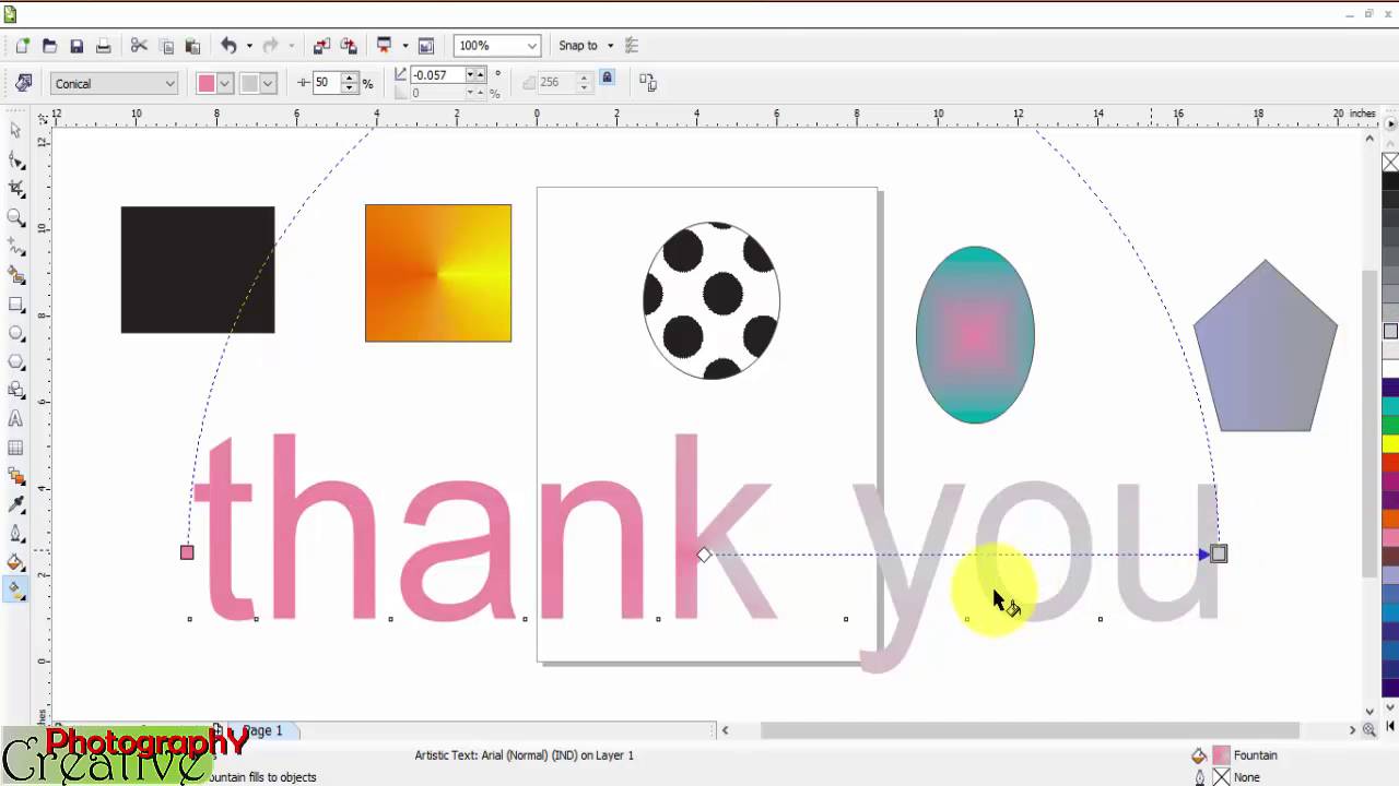 interactive and mesh fill tool - coreldraw tutorial for beginners (23)