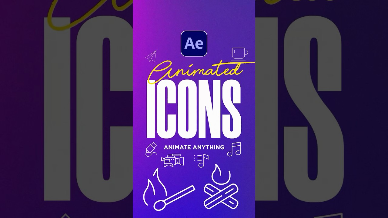 Easily Create Animated Icons in After Effects