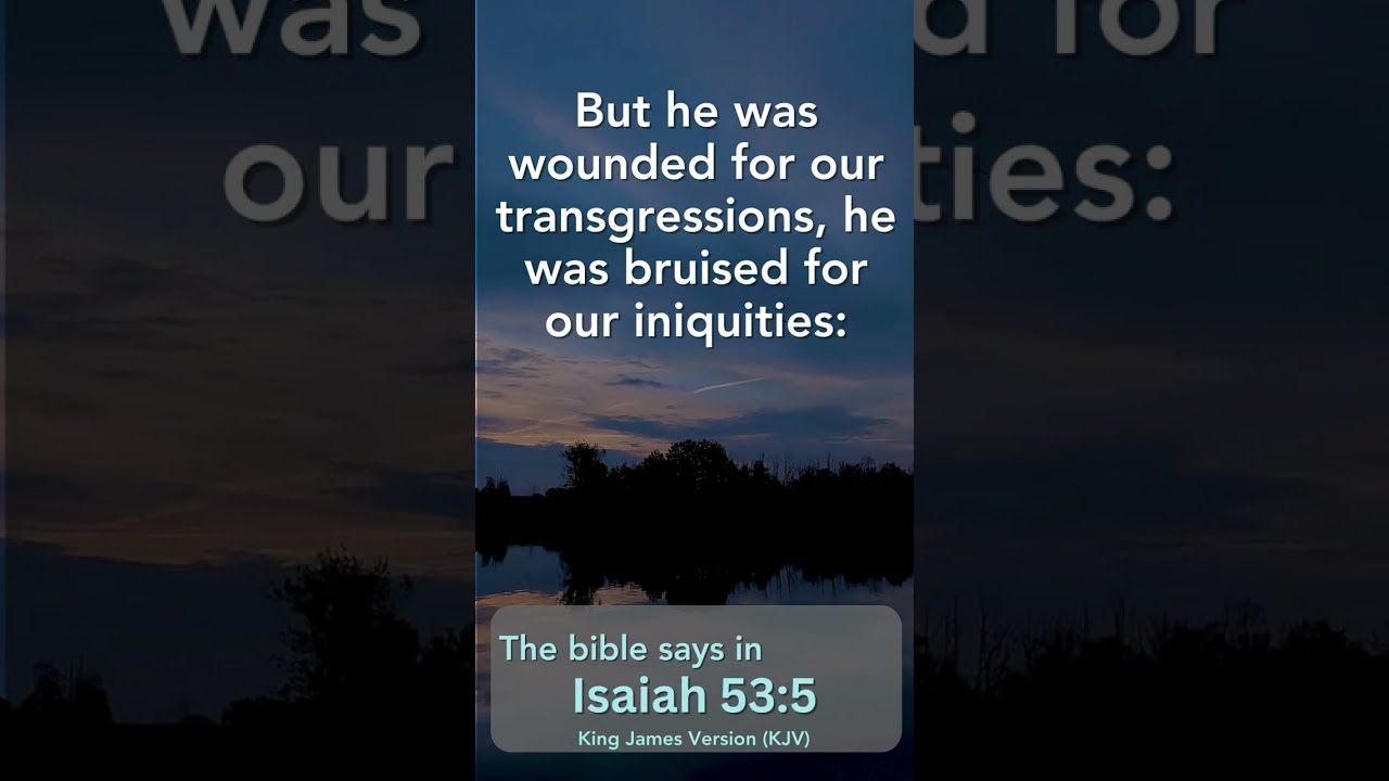 Isaiah 53:5 - Day63 - Daily Bible Scripture