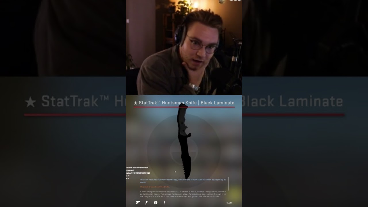 ohnepixel unboxes CRAZY ST huntsman knife #caseopening #csgo