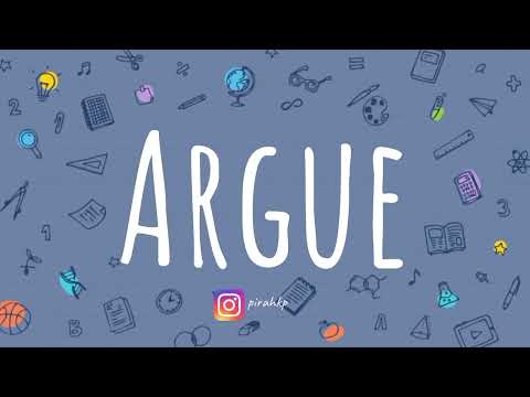 Argue meaning | Learn English Vocabulary | Word of the Day