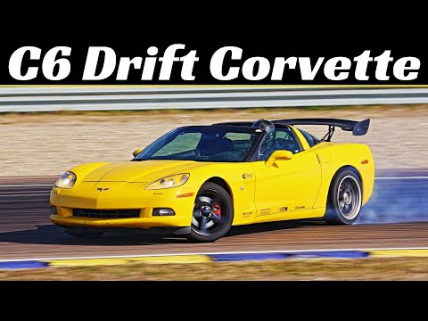 Chevrolet C6 Corvette Drift Car Video - Corvette Sliding on Video