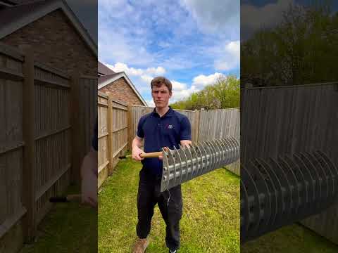 Manual scarifying #landscape #grass #lawn #lawncare