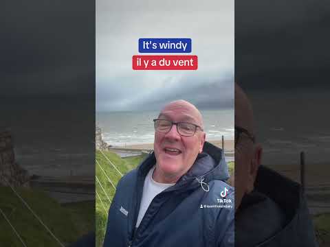 Learn French - #shorts - IT'S WINDY in French - #Youtubeshorts - French Lessons