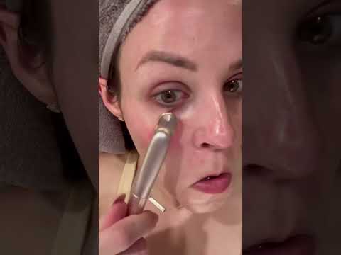 Red light therapy 4 in 1 skincare tool helps reduce wrinkles increase skins collagen #skincarereview