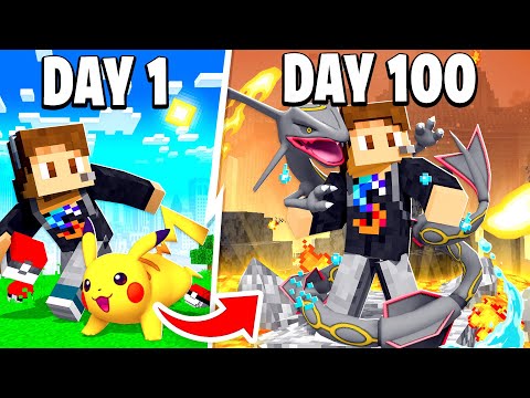 I SPENT 100 DAYS In SHINY ONLY PIXELMON! (Minecraft Movie)