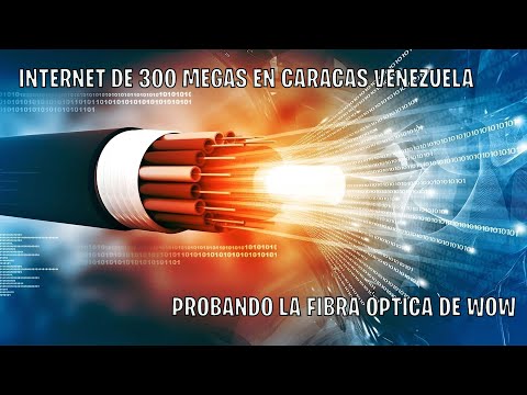 Probando FIBRA ÓPTICA DE WOW en Caracas Venezuela